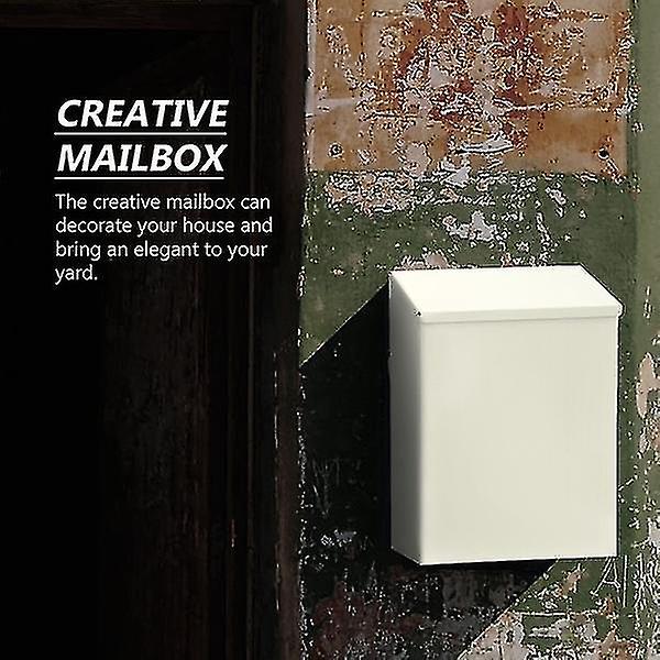 Wall-mounted Mailbox Creative Letter Container European Style Mail ...