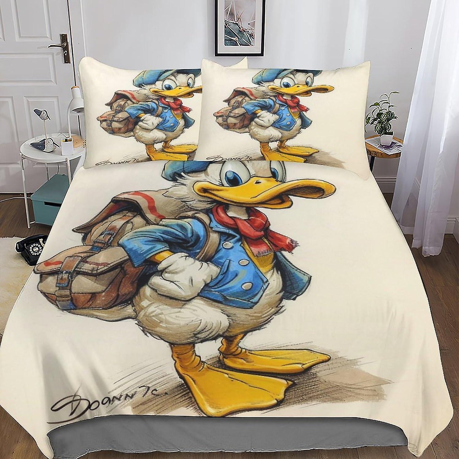 DSJackson Donald Duck Exclusive Bedding Sets with Hidden Zipper Closure ...