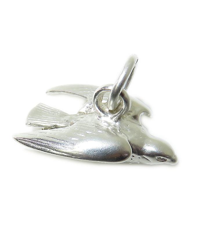 Peregrine Falcon Sterling Silver Charm .925 X 1 Falcons And Birds ...
