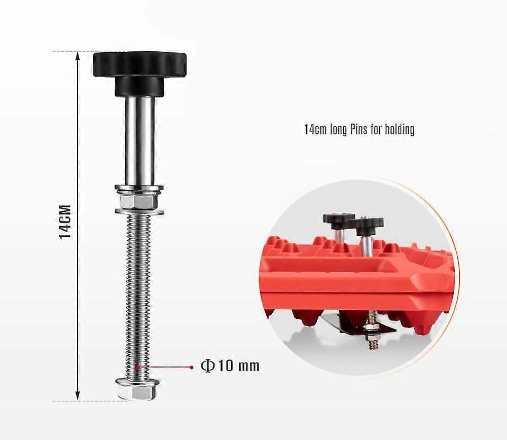 Traction Board Mounting Kit, Recovery Board Mount-Maxtrax Mounting Pin ...