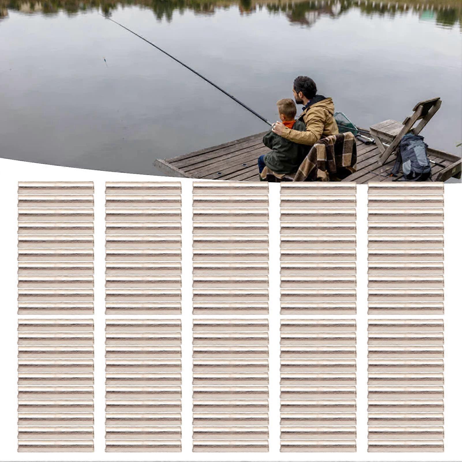 100 Pcs Single Barrel Crimp Sleeves Kit Corrosion Resistant Good ...