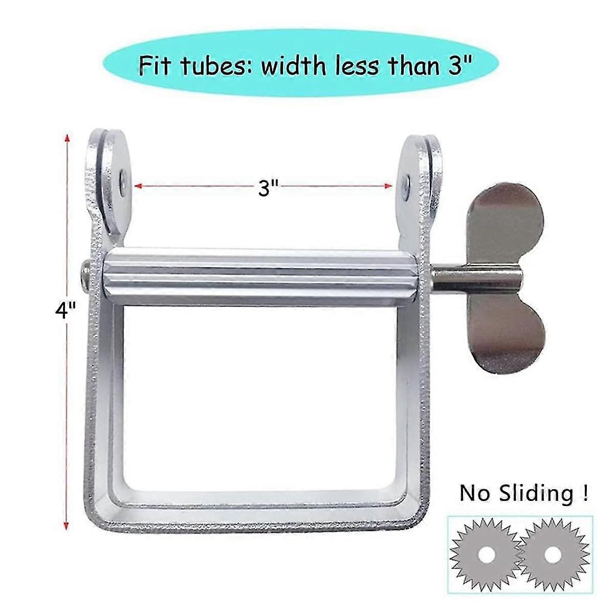 Toothpaste Squeezer, Metal Tube Roller, Rotating Toothpaste Dispenser ...