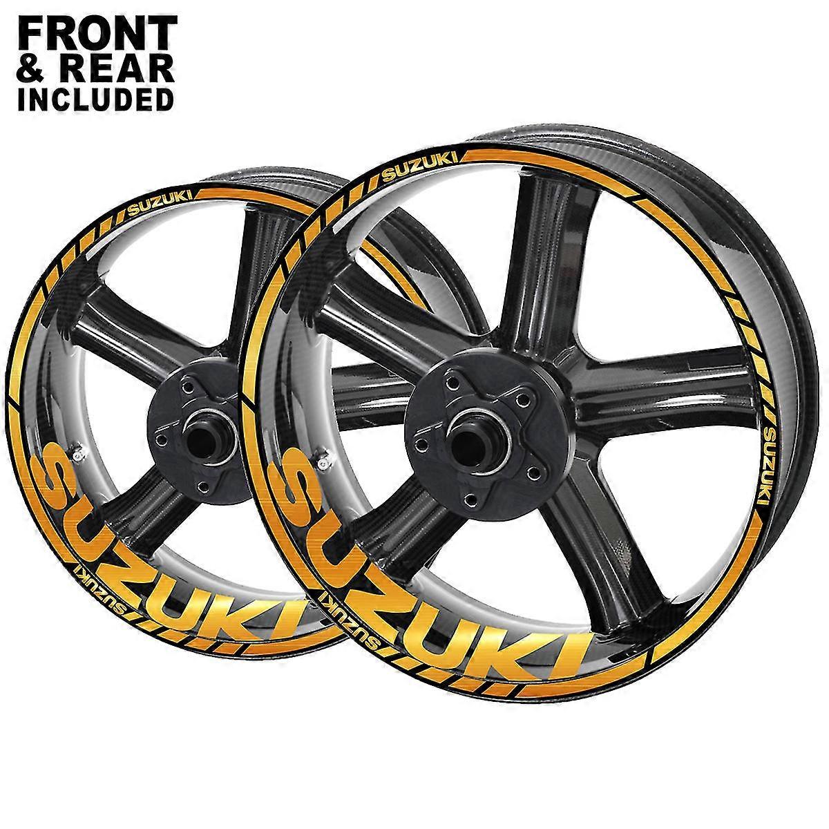 For Suzuki Wheel Sticker Rim Decal Logo Set Gsxr 600 750 1000 Gsxs 750 ...