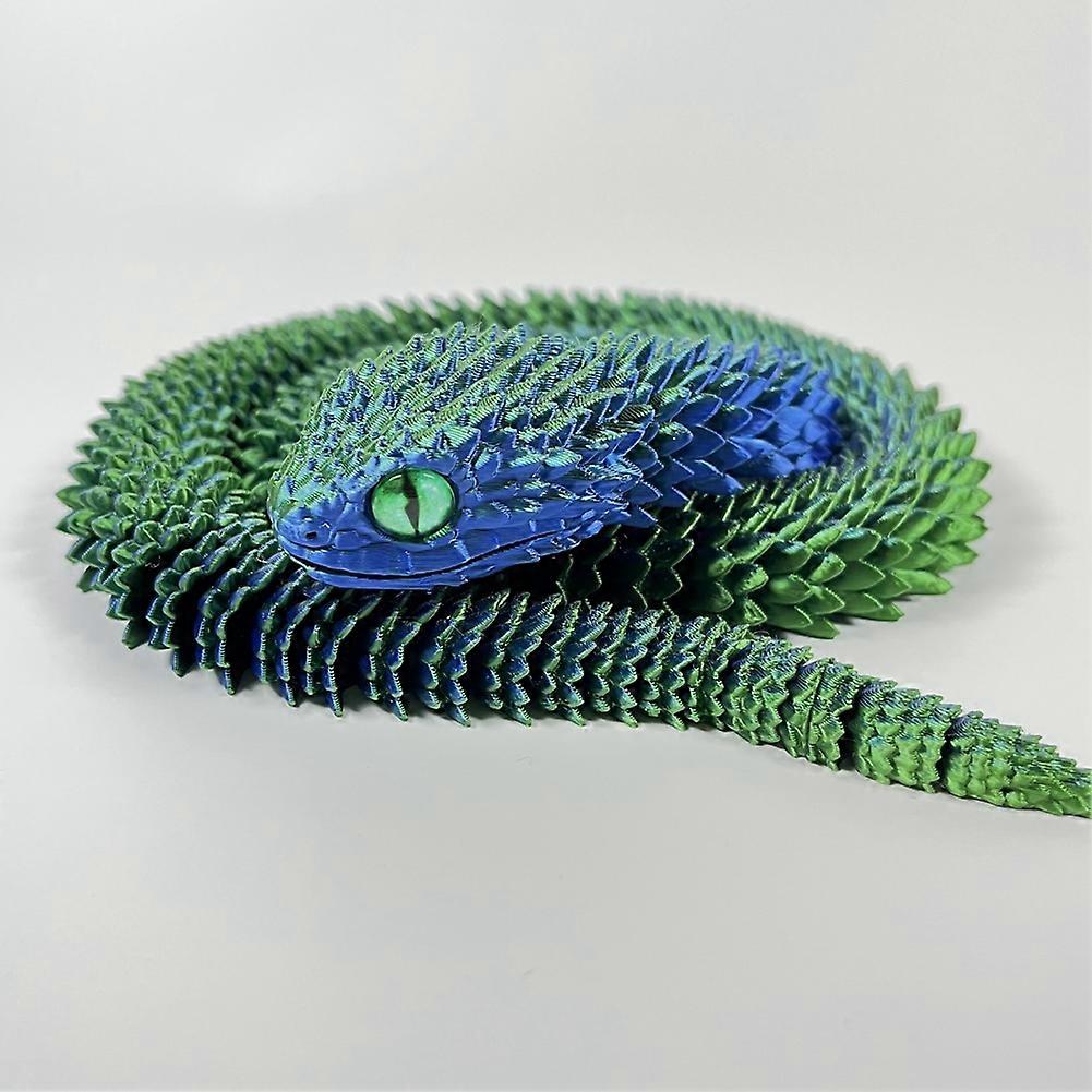 3D Viper Multi-Joint Movable 3D Snake Flexible Articulated Figure Model ...