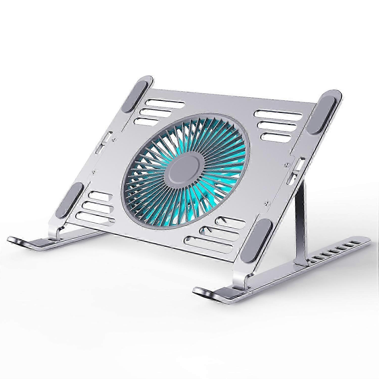 R-JUST HZ44 Foldable Height Adjustable Laptop Cooling Fan Base Metal ...