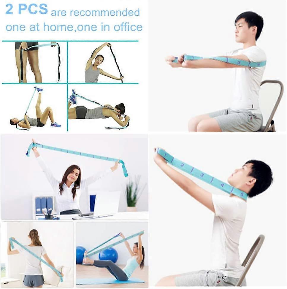 Stretching Straps Hamstring Stretcher Device Elastic Exercise Band Yoga ...
