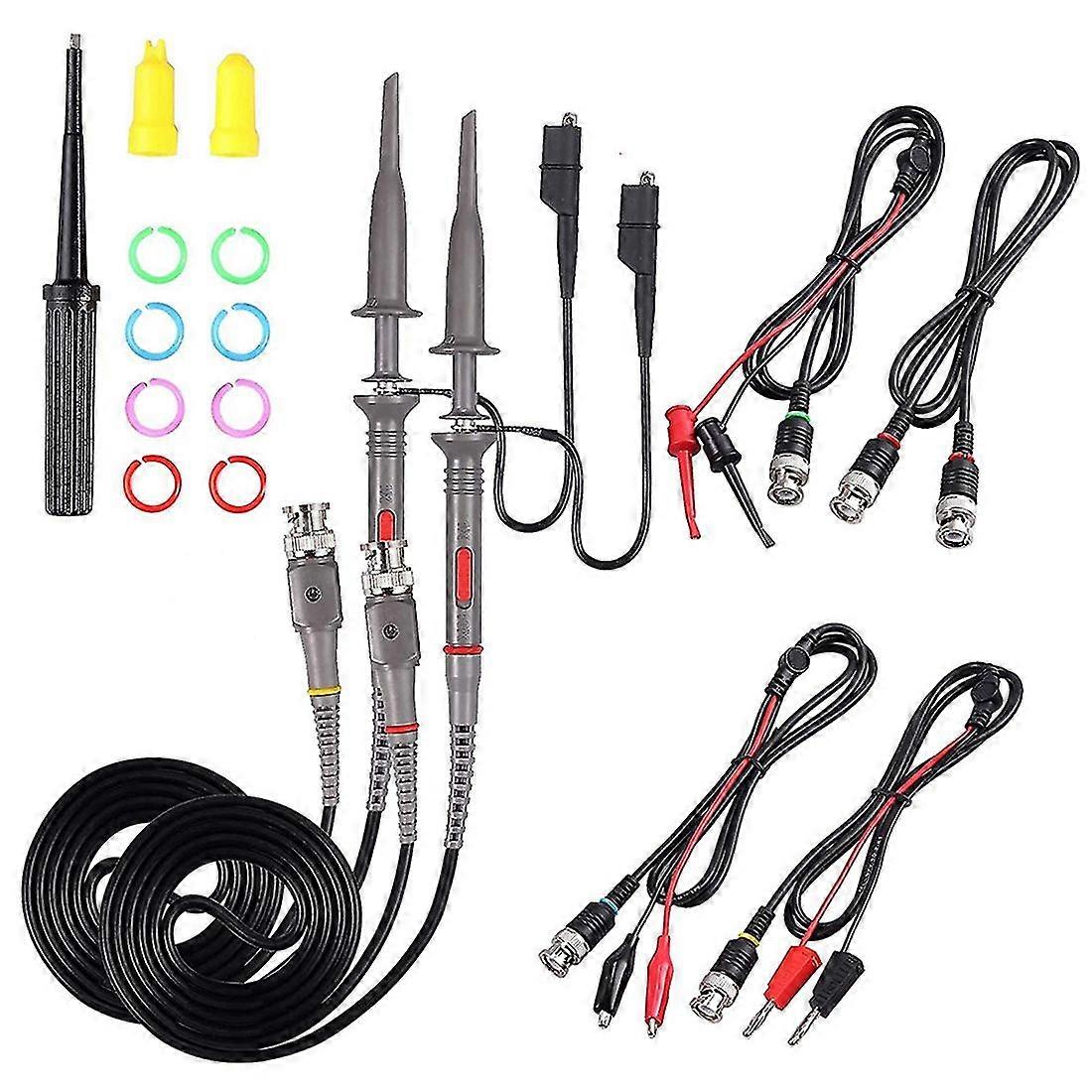 Universal Oscilloscope Probe with Accessories Kit 100MHz Oscilloscope ...