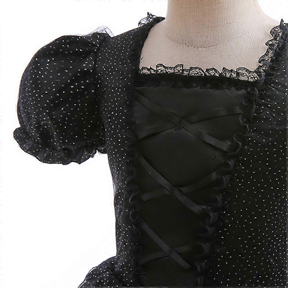 Disney Girls Maleficent Dress Children Evil Queen Fairy Halloween ...