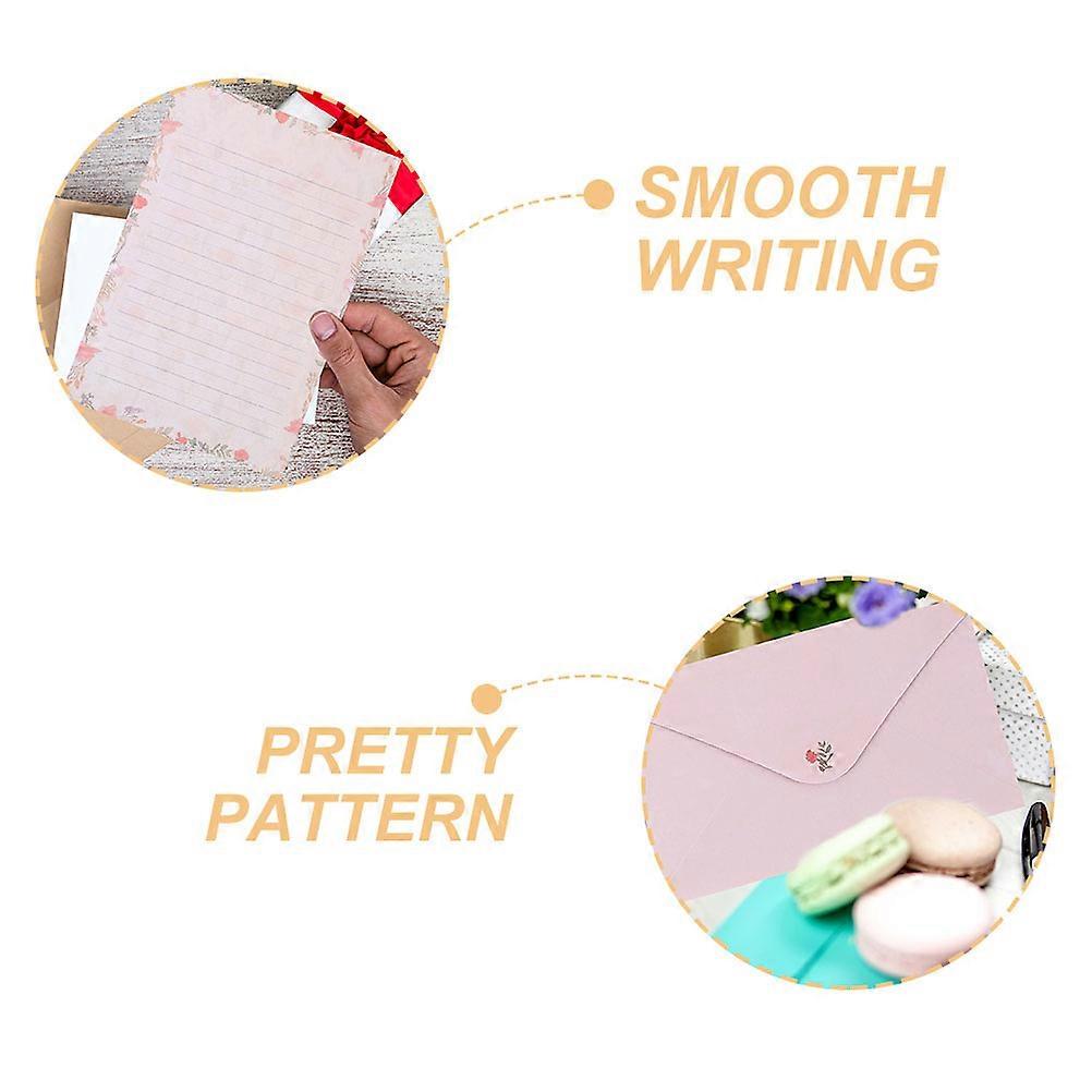 5 Sets of Lovely Letter Paper Kit Letter Writing Paper Decorative ...