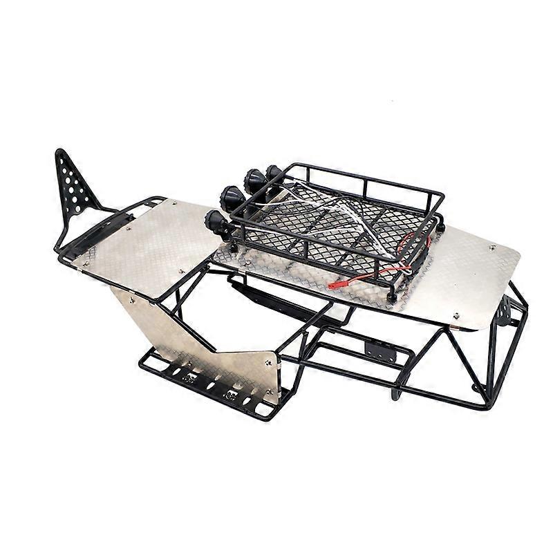for 1/10 Scale RC Axial Wraith Metal Roll Cage Frame Body with Roof ...