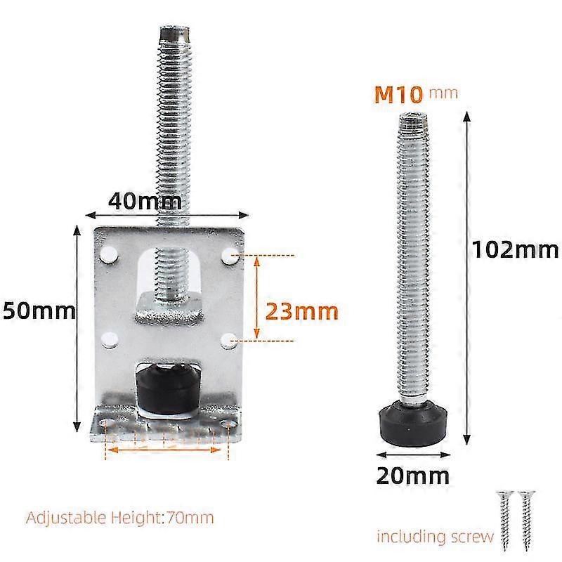 4pcs Adjustable Wardrobe Feet Leveling Feet Level Foot Legs For ...