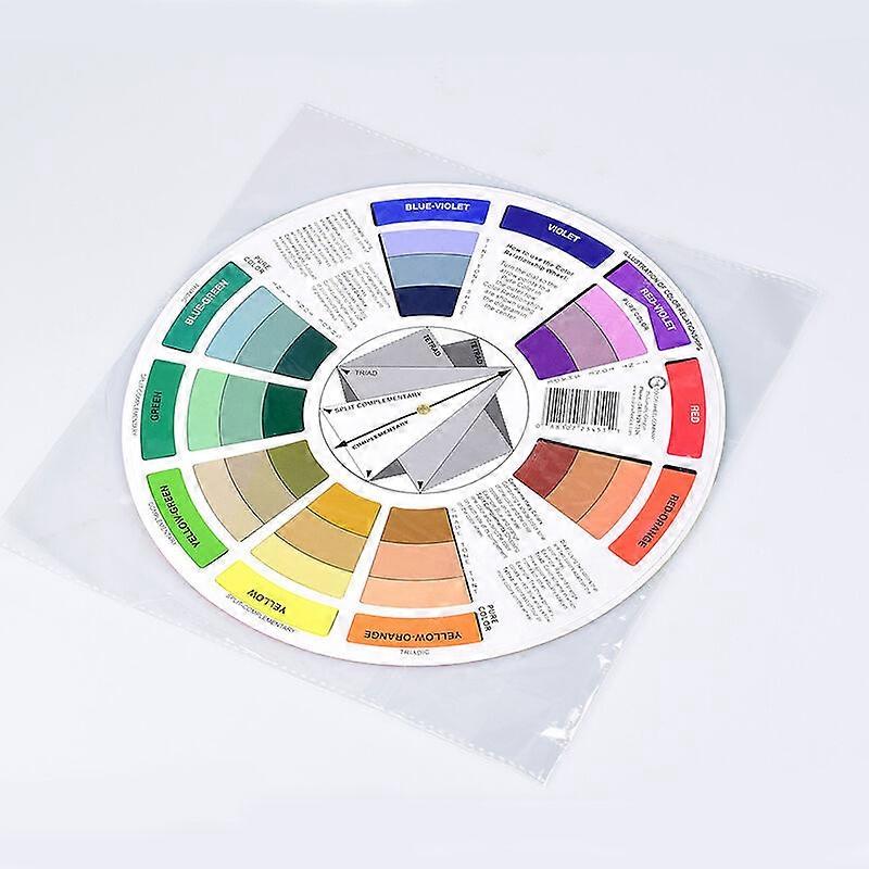 Color Circle Disc Color Wheel, Paint Mixing Learning Guide Art Class ...
