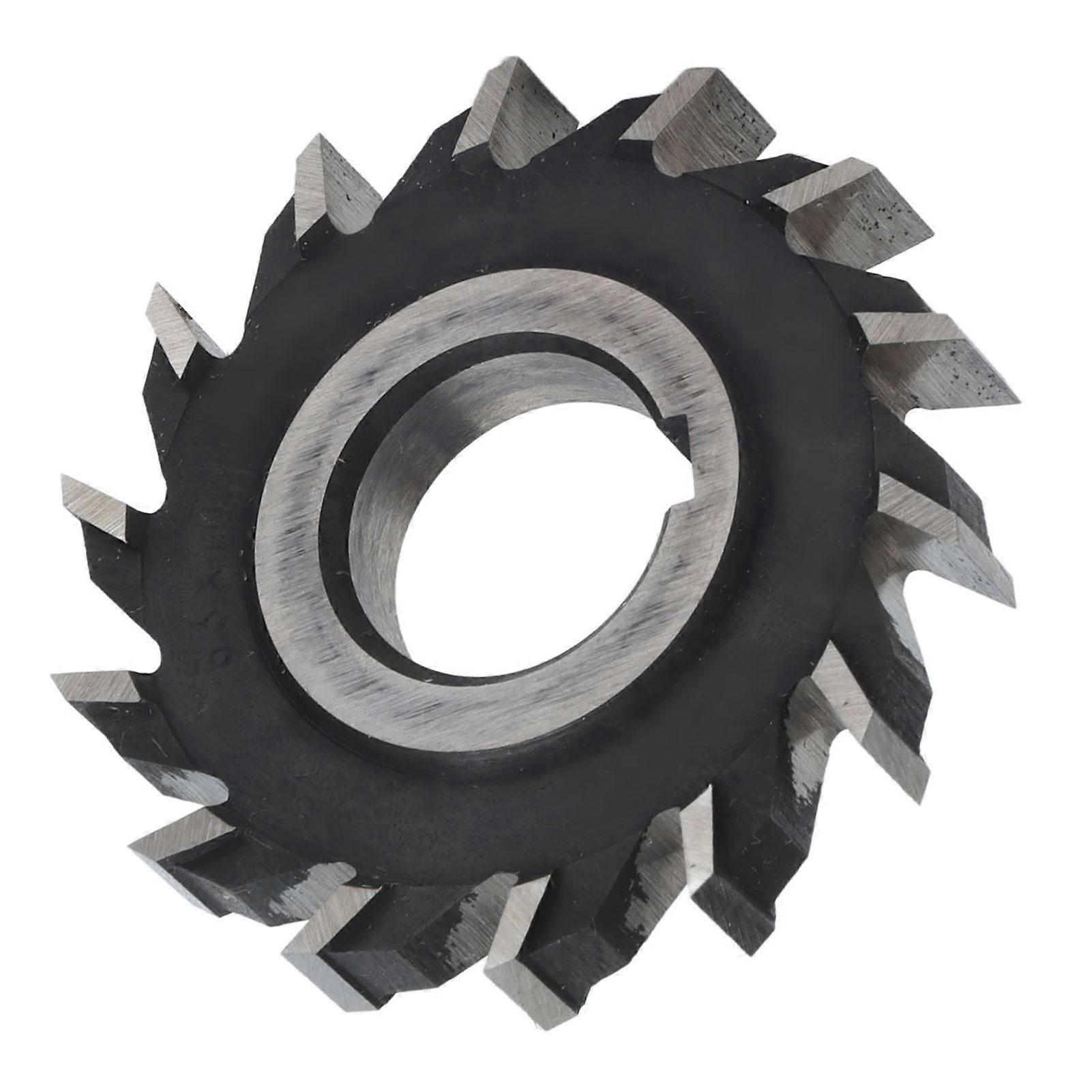 Milling Cutter High Speed Steel Straight 14 Teeth Face Mill Disc ...