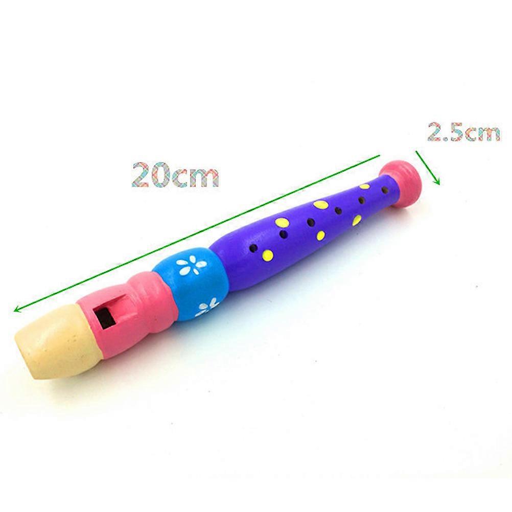 6 -Hole Kids Recorder Children Flute Plastic Flute Recorder Instrument ...