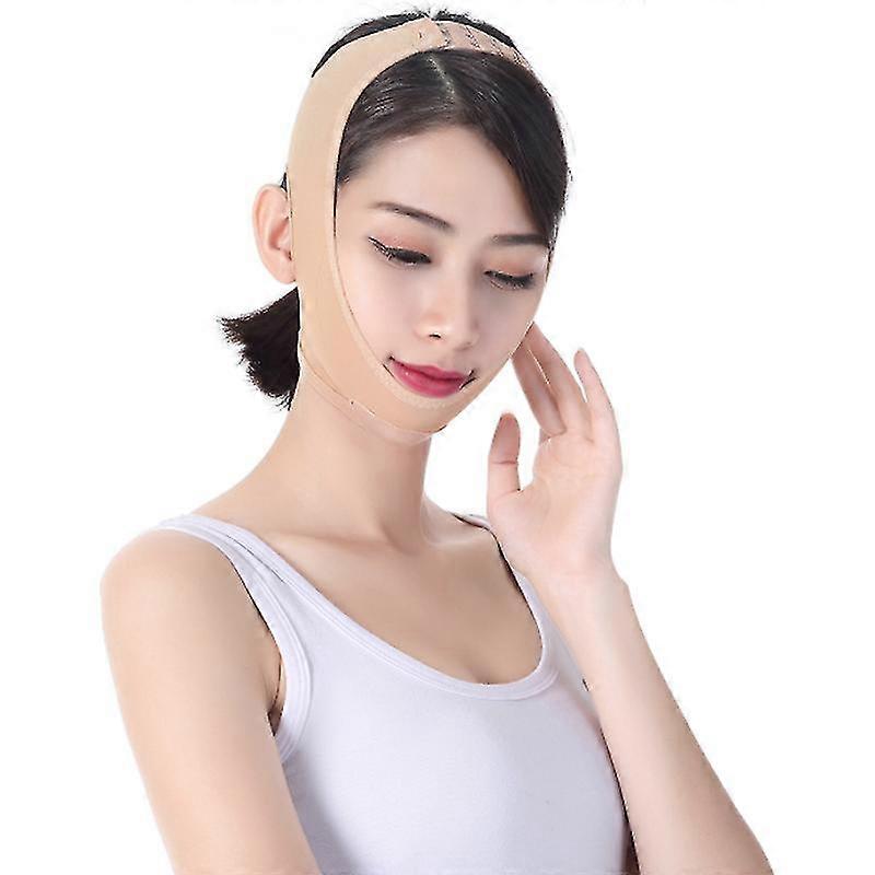 V Face Instrument Sleep Bandage Mask Facial Massager - Lift Double Chin ...