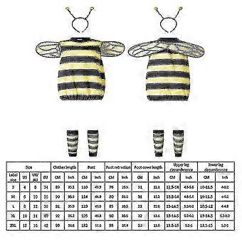 Bee Cute Size S-xxl Unisex Bumble Busy Bee Costume Fancy | Fruugo AT