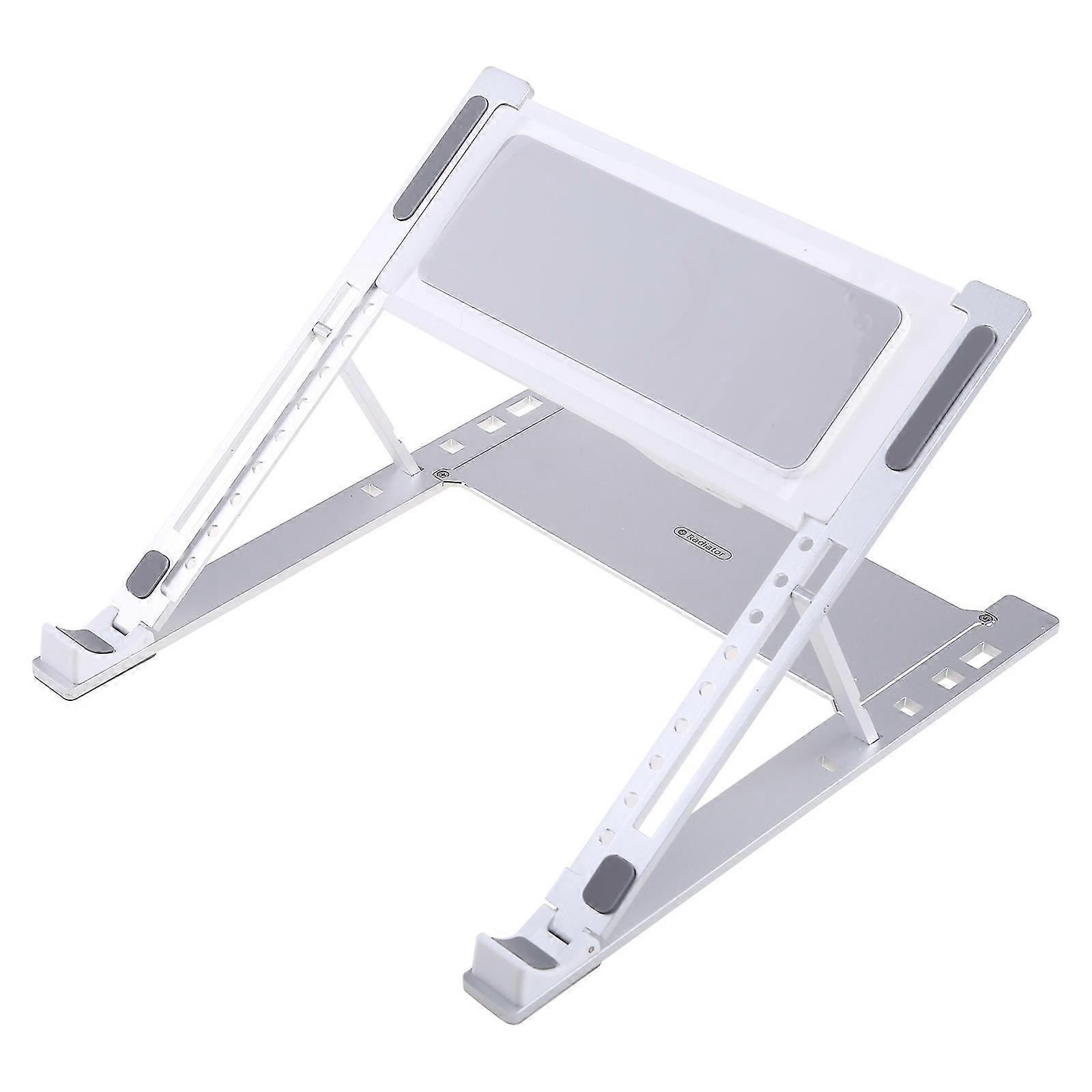 Foldable Alloy Laptop Stand Cooling Fan Base Holder Bracket For 12-18in ...
