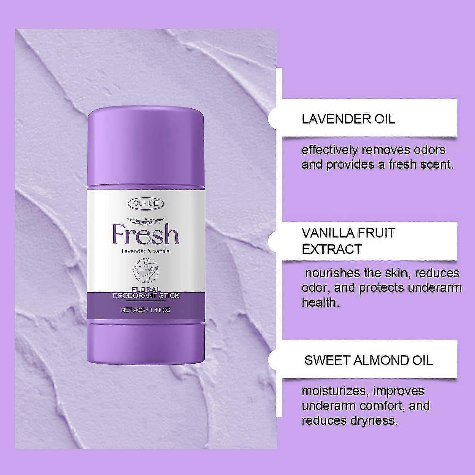 Underarm Treatment Stick Cleans Armpits Long-Lasting Light Fragrance ...