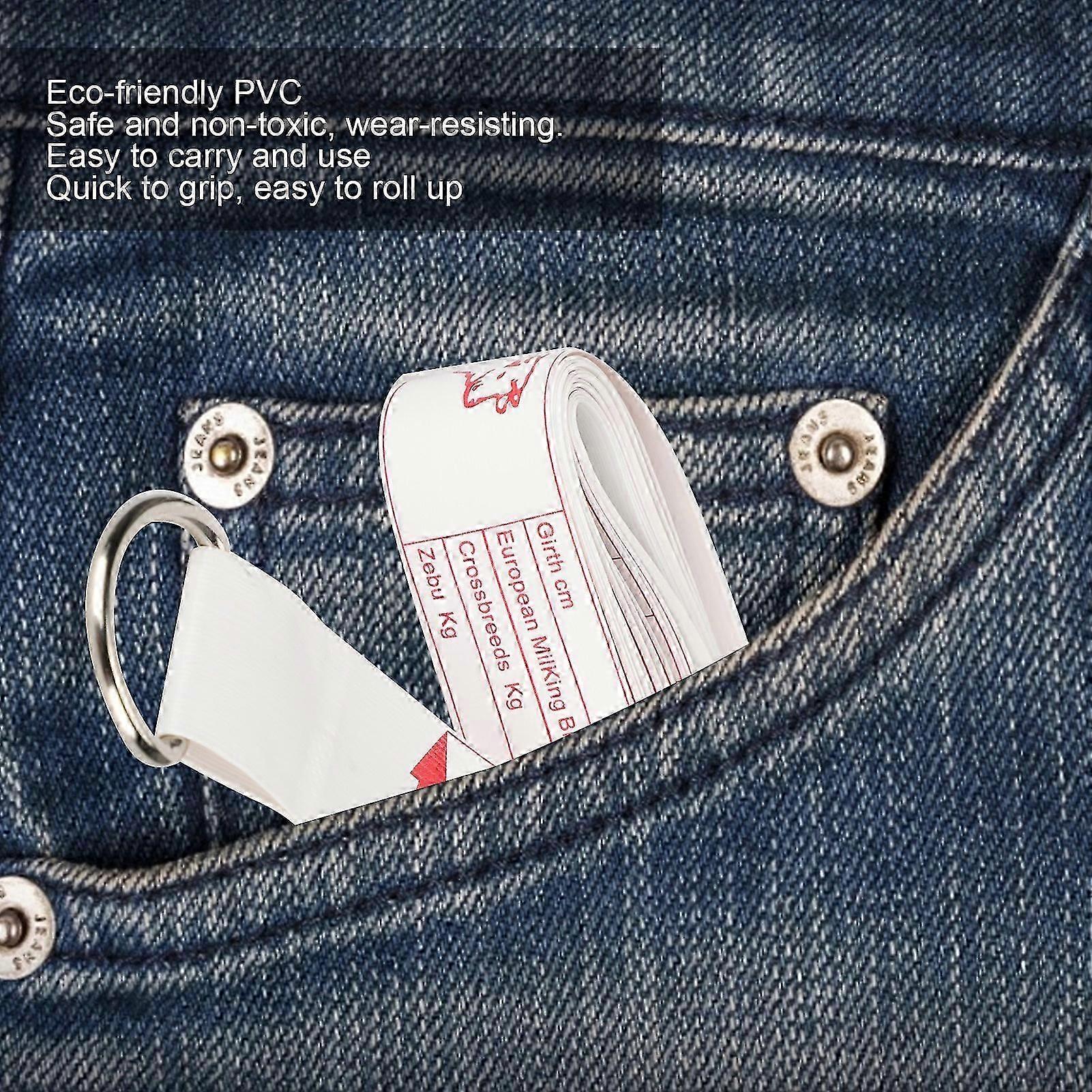 Cattle Tape Measure Bust Weight Contrast Ruler Soft Body Measuring ...