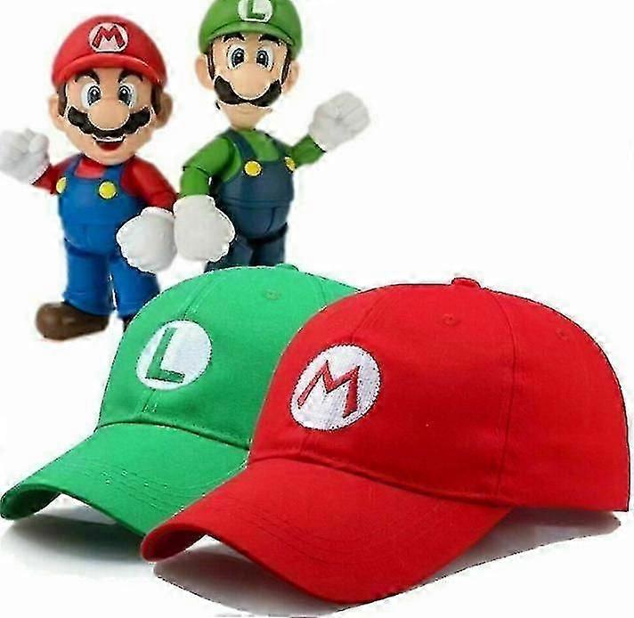 Super Mario Bros Odyssey Luigi Baseball Cap Kids Mens Adjustable ...