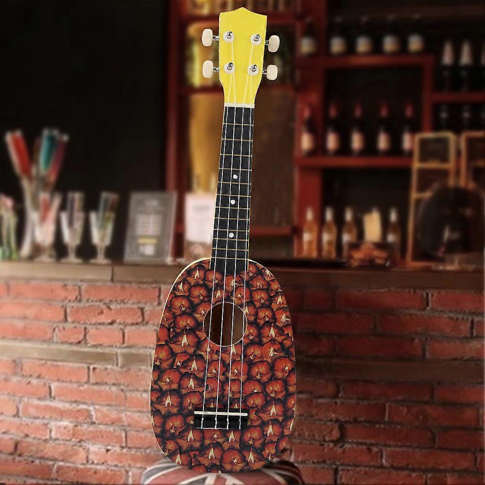 21 Inch 4 String Ukulele Lovely Pineapple Hawaii Guitar Stringed ...