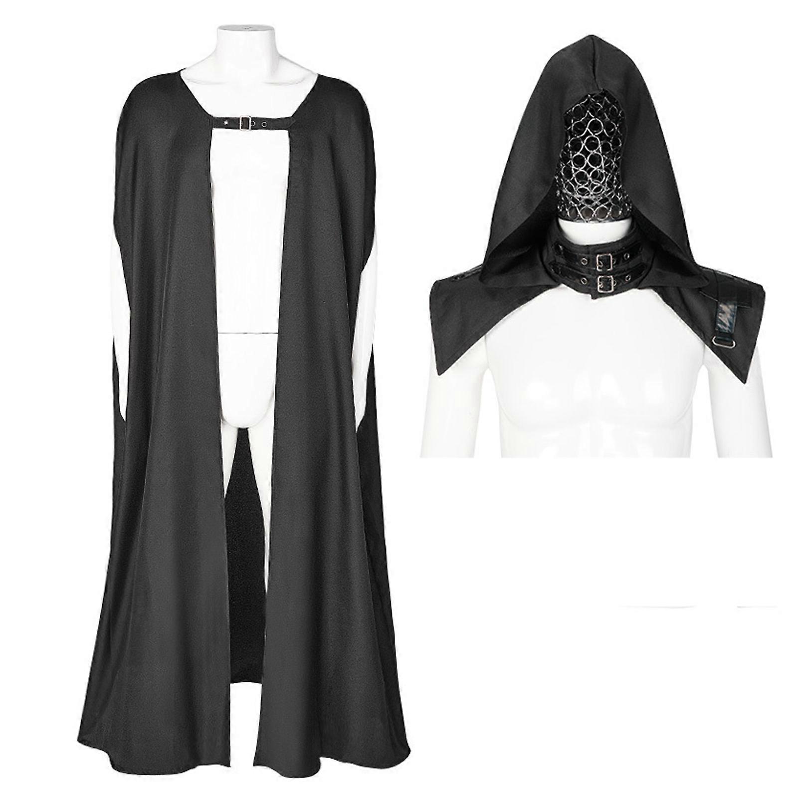 Fancy Dresses Party Wizard Witch Mantle Magician Outfit Cloak Halloween ...