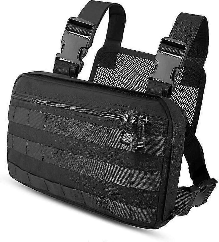 Tactical Chest Rig Molle Radio Chest Harness Holder Holster Vest for ...