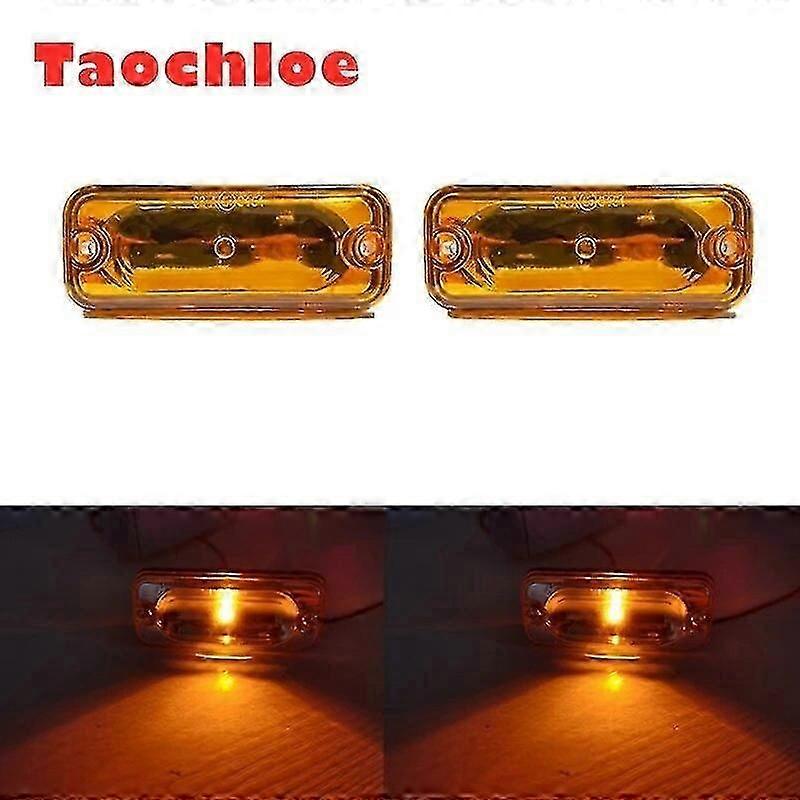 2pcs 24v Led White Clearance Lights For Daf Cf Heavy Truck Lorry Top ...