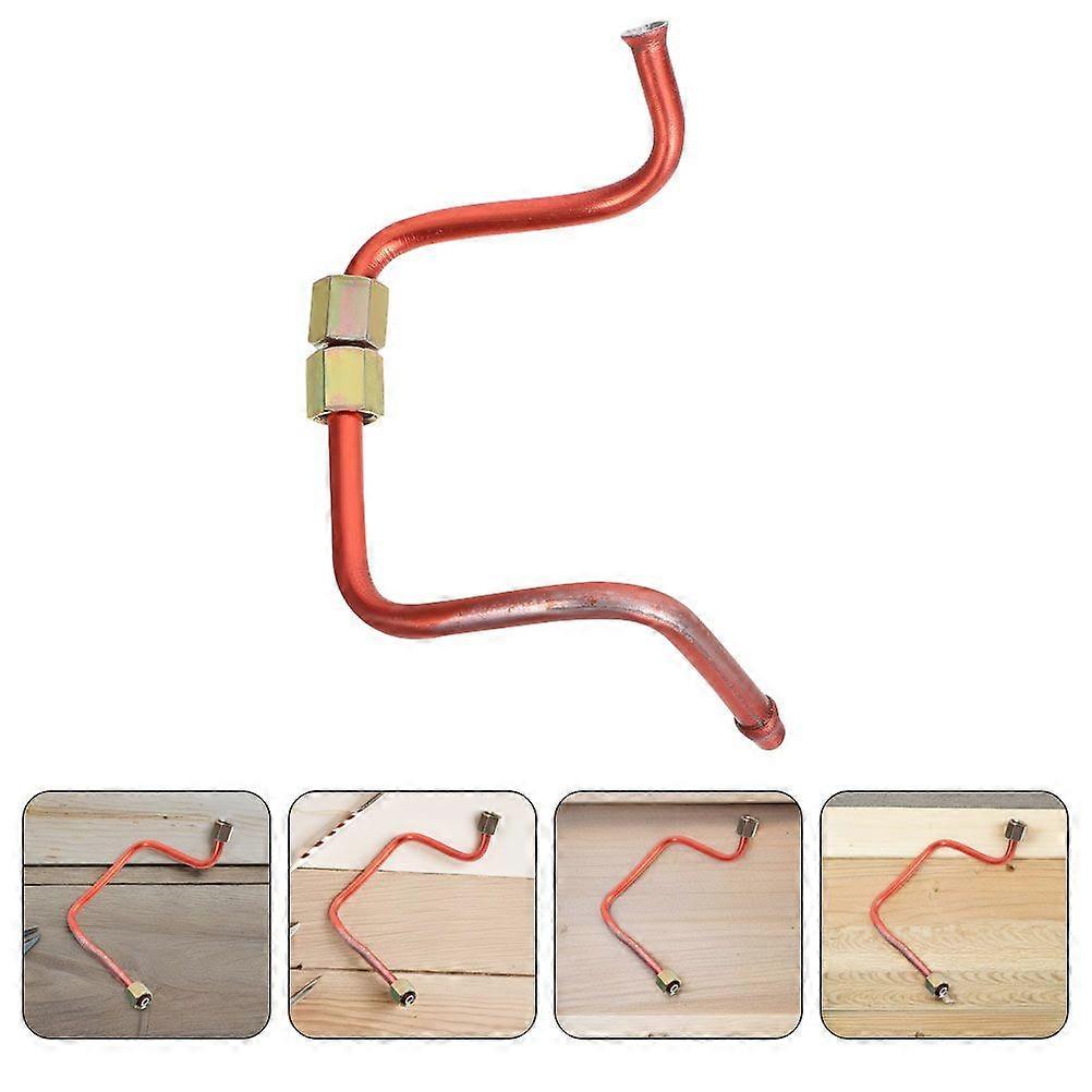 3pcs Air Compressor Aluminum Tube with Brass Discharge Valve Oil-Free ...