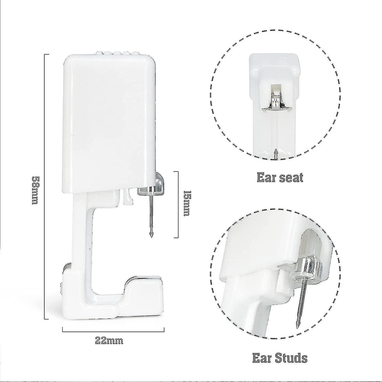 8 Pack Disposable Ear Piercing Gun With Ear Studs Painless And Safe Ear ...