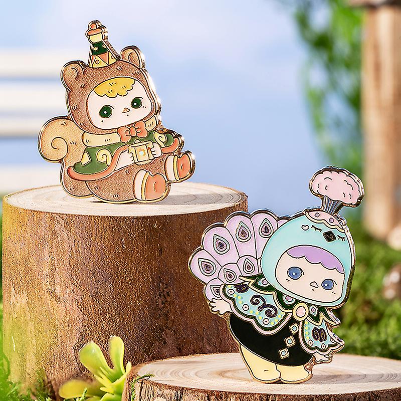 Pop Mart Whole Set Pucky Animal's Tea Party Series-blind Box Badge Cut ...