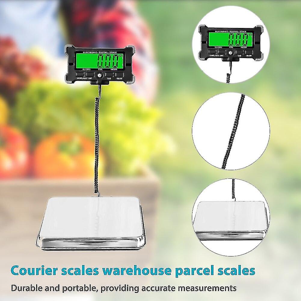 Portable 200KG Electronic Parcel Scale Stainless Steel Large Platform ...