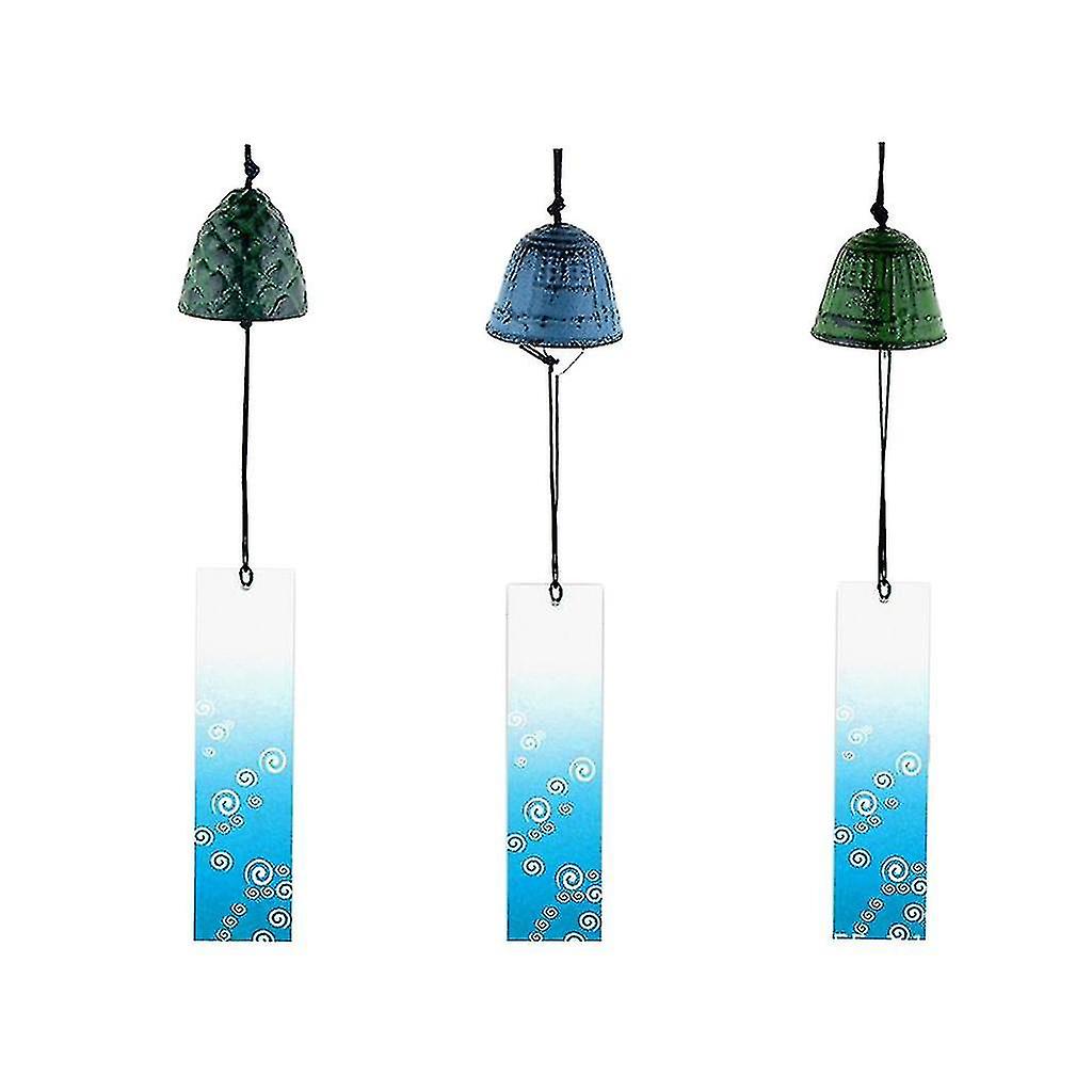 3 Pieces Japanese Furin Wind Chime Nambu Cast Iron Iwachu Bells Set | Fruugo UK