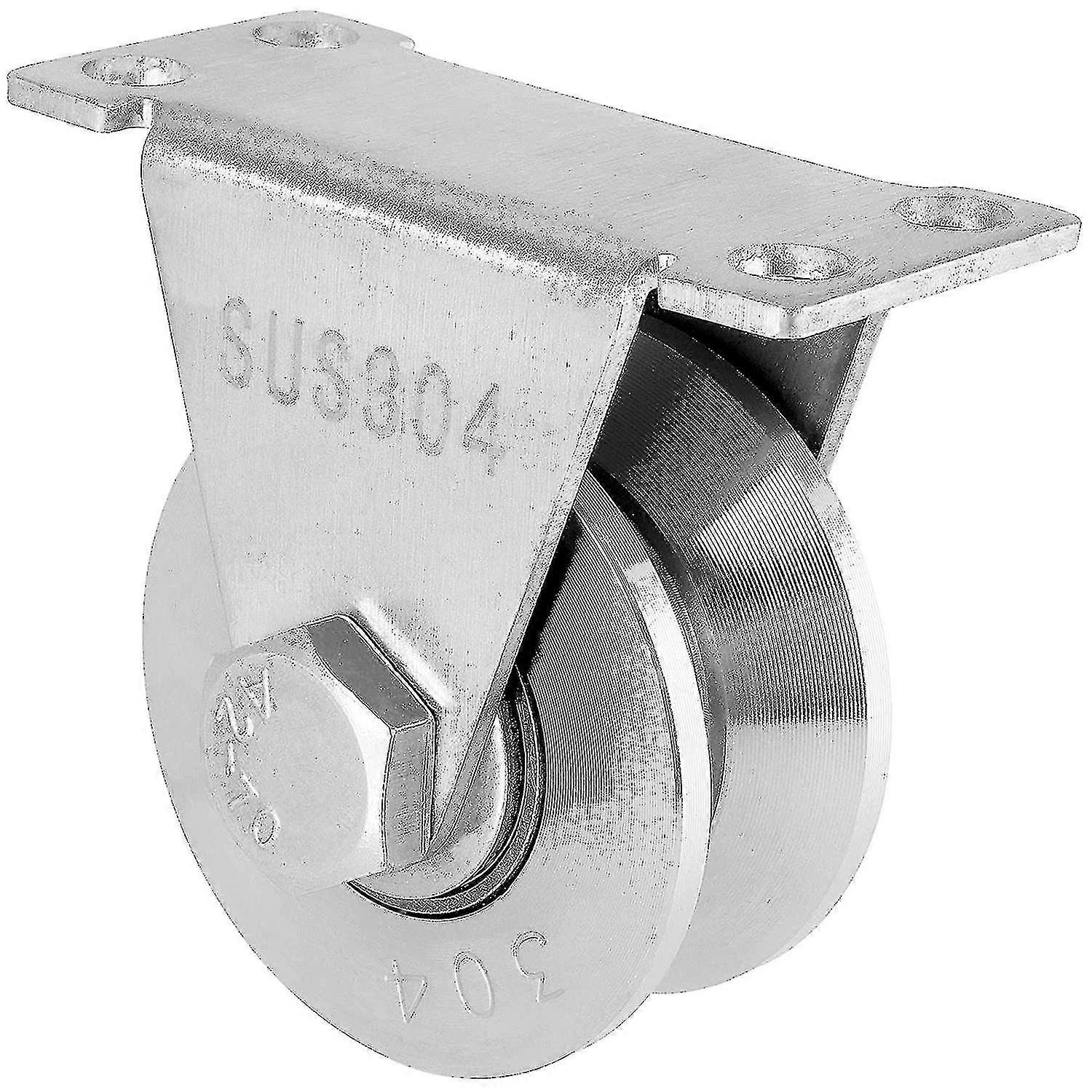 2 Packs 2 Inches Groove Wheel Pulley, 304 Stainless Steel V-groove ...