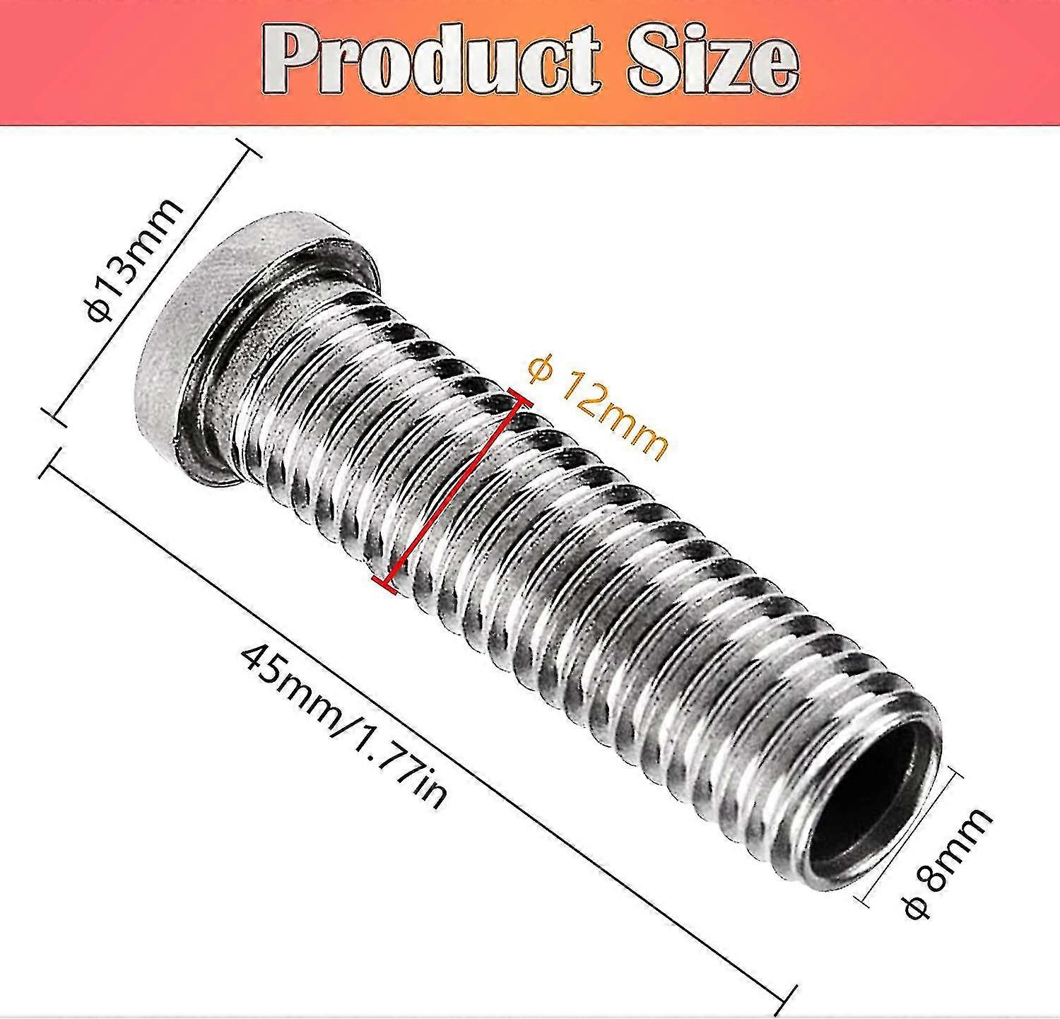 Sink, 2 Pieces 45mm Banjo Bolt For Strainer Valves, Stainless Steel ...