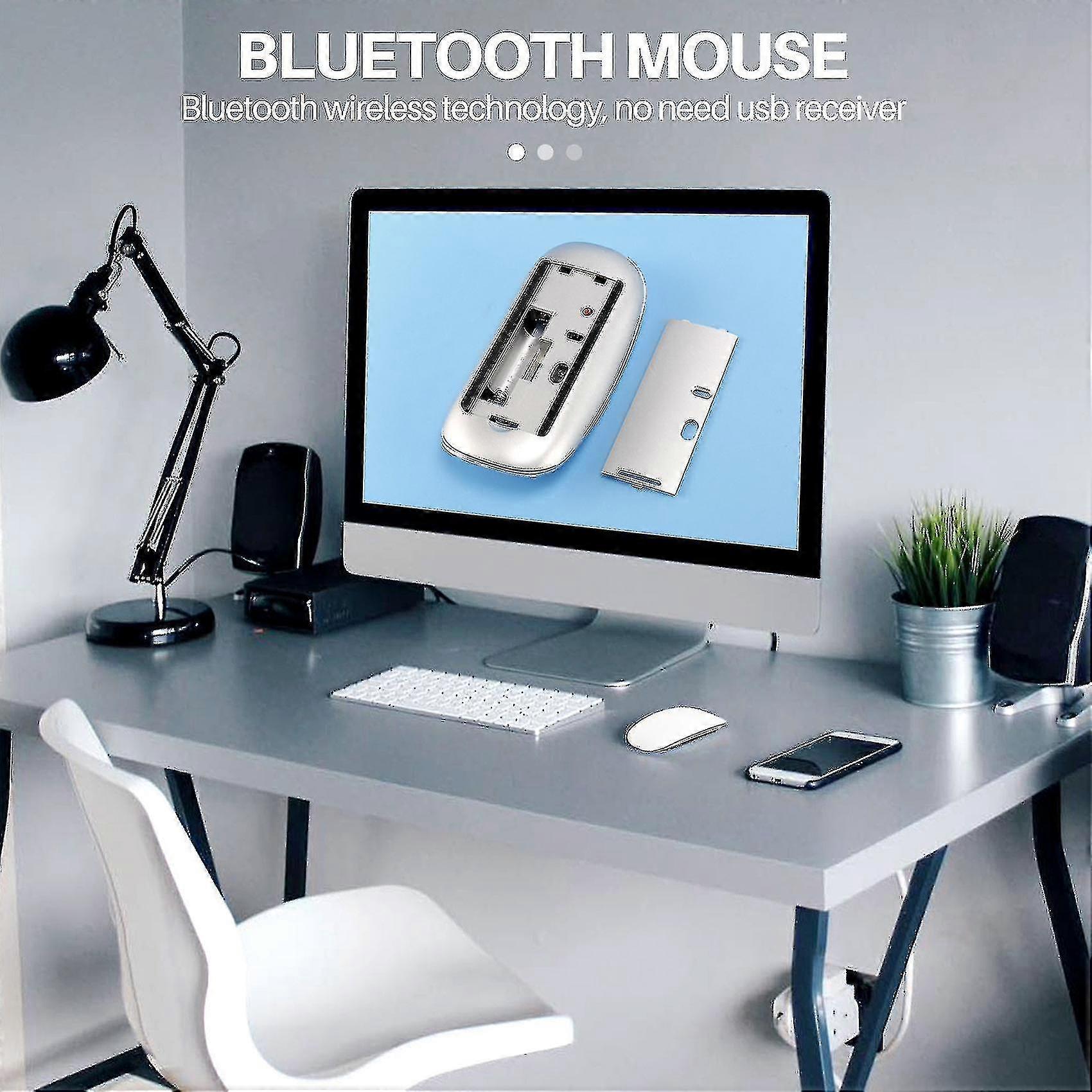 For 2024 Bluetooth Wireless Magic Mouse for Apple, Silent Rechargeable ...
