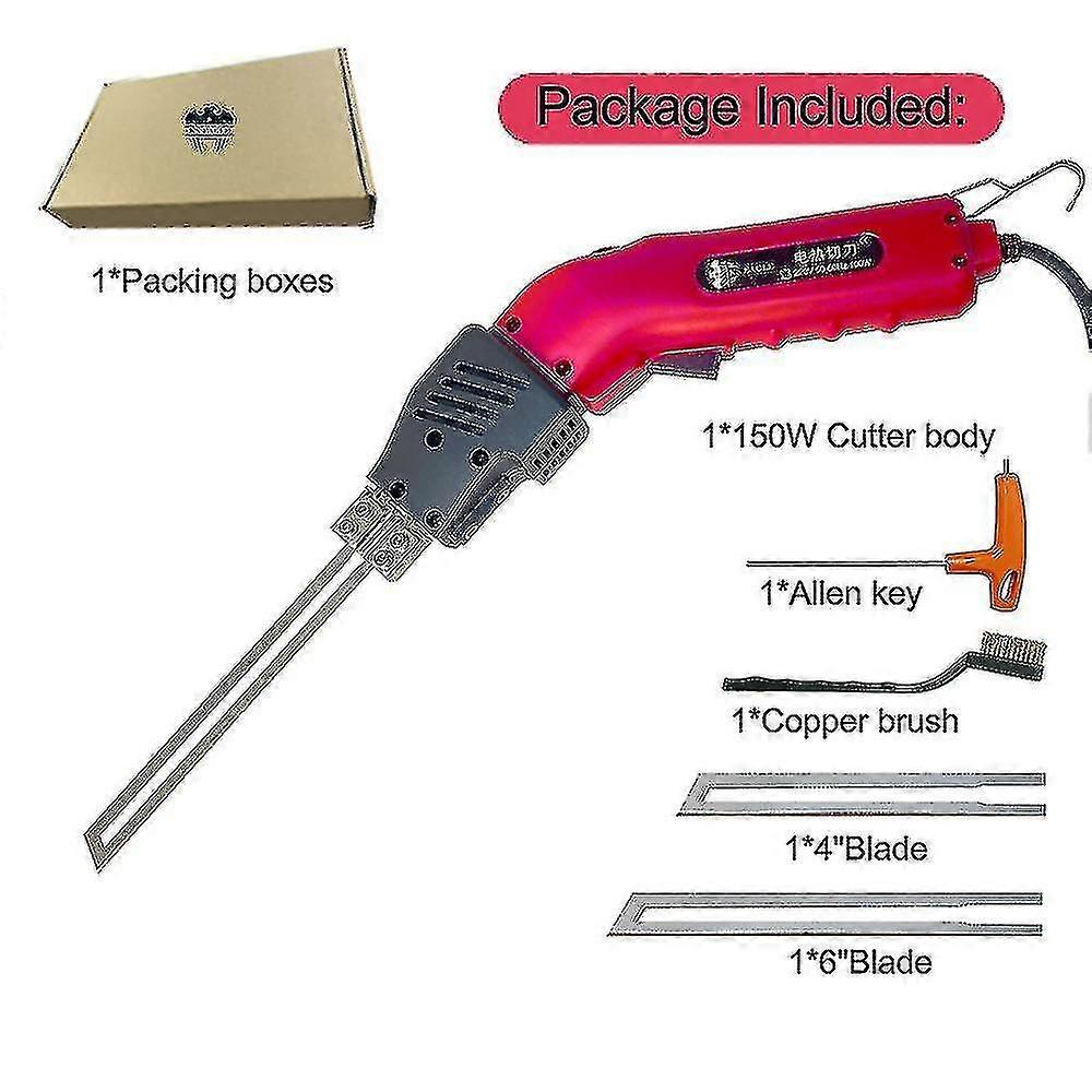 Electric Hot Knife Cutter Eps Foam Cutter Styrofoam Heat Cutting Grooving Machine Portable ...