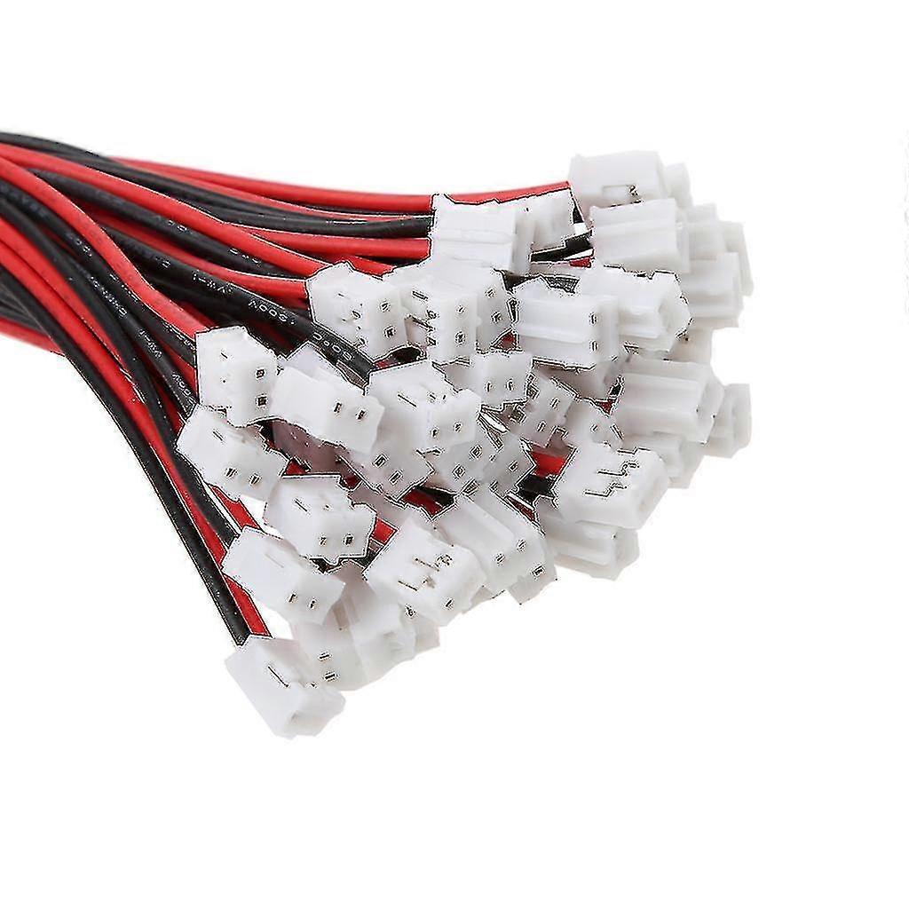 50 Sets Mini Micro Jst 2.0 Ph 2-pin Connector Plug With Wires Cables 120mm 26awg | Fruugo UK