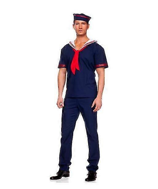 Sailor Marine Military Seaman Uniform Mens Costume | Fruugo UK