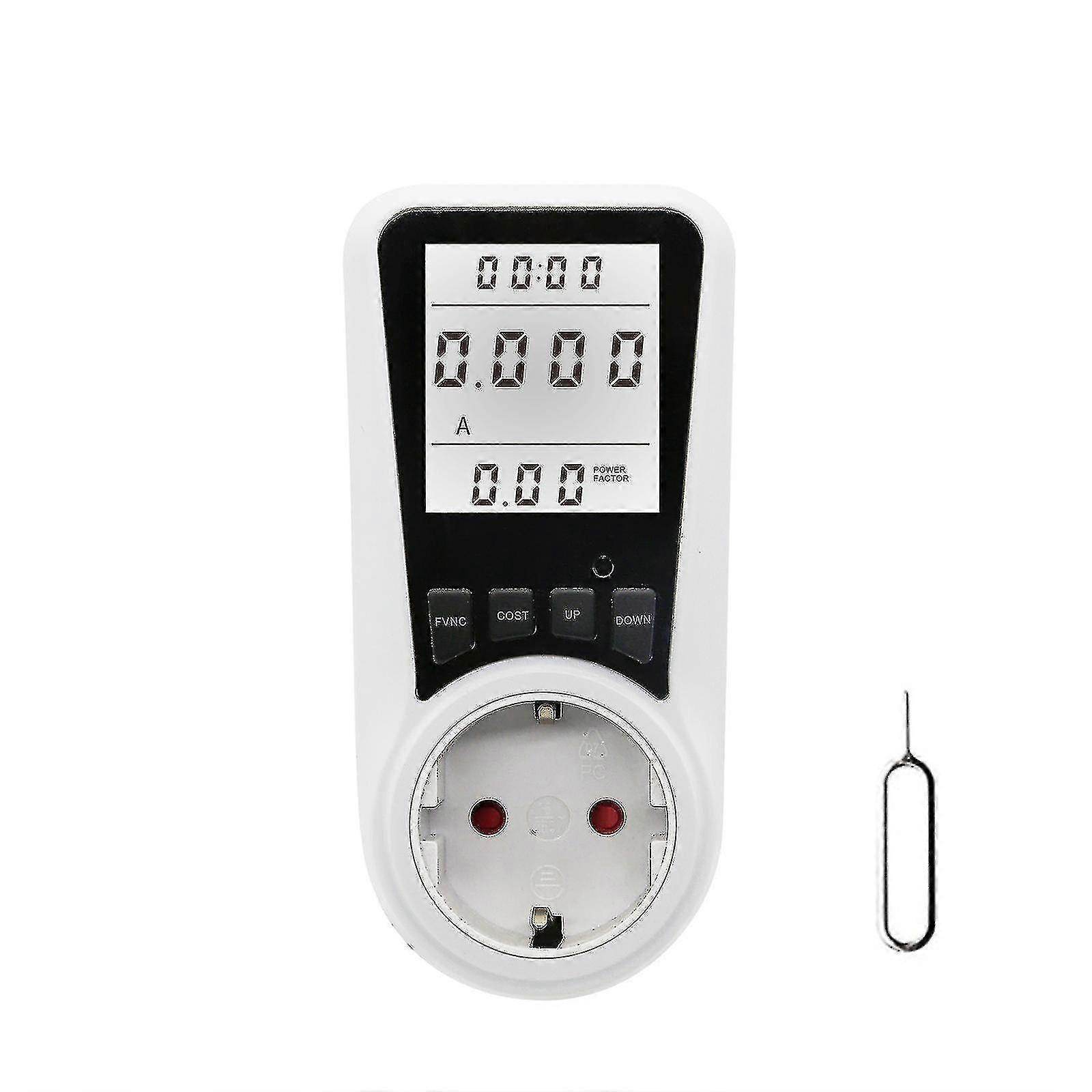 Electricity Meter For Socket Current Meter 16 A Energy Cost Meter Power ...