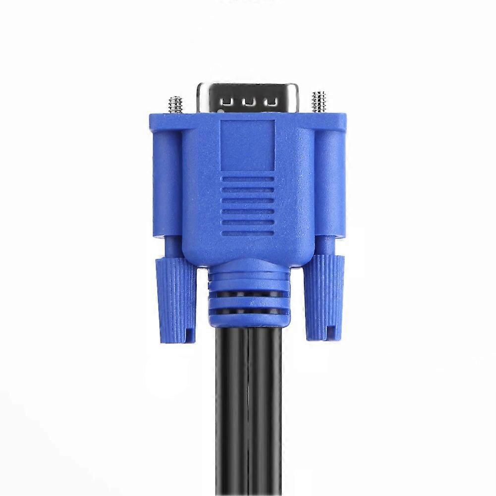 VGA Splitter Cable 1 Computer to Dual 2 Monitor Adapter Y Splitter Male ...