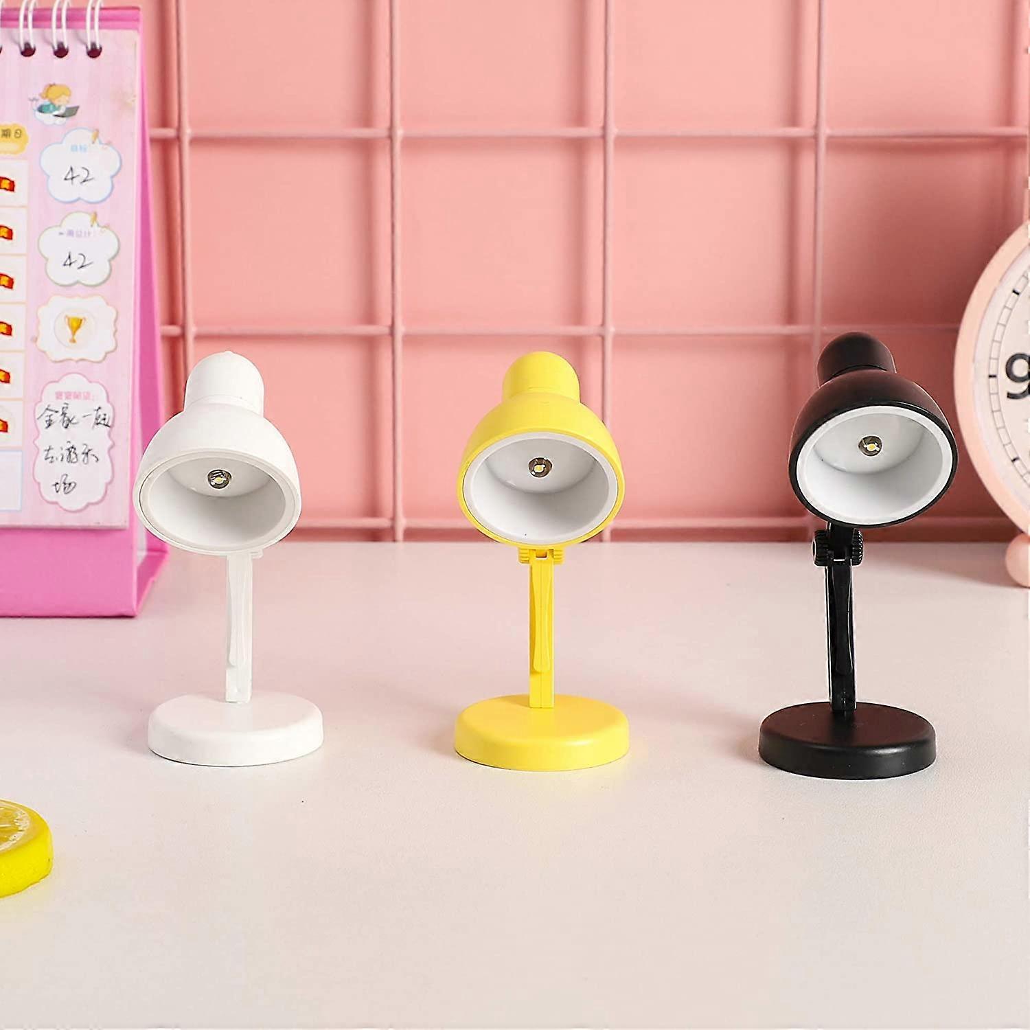 2 Pack LED Mini Desk Lamp Foldable Night Reading Light for Home Room ...