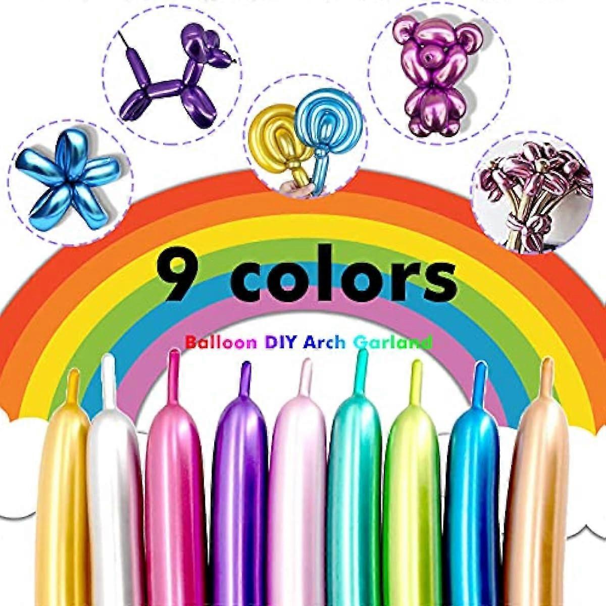 100pcs Modelling Balloon 260Q Long Balloons for Balloon Animals ...