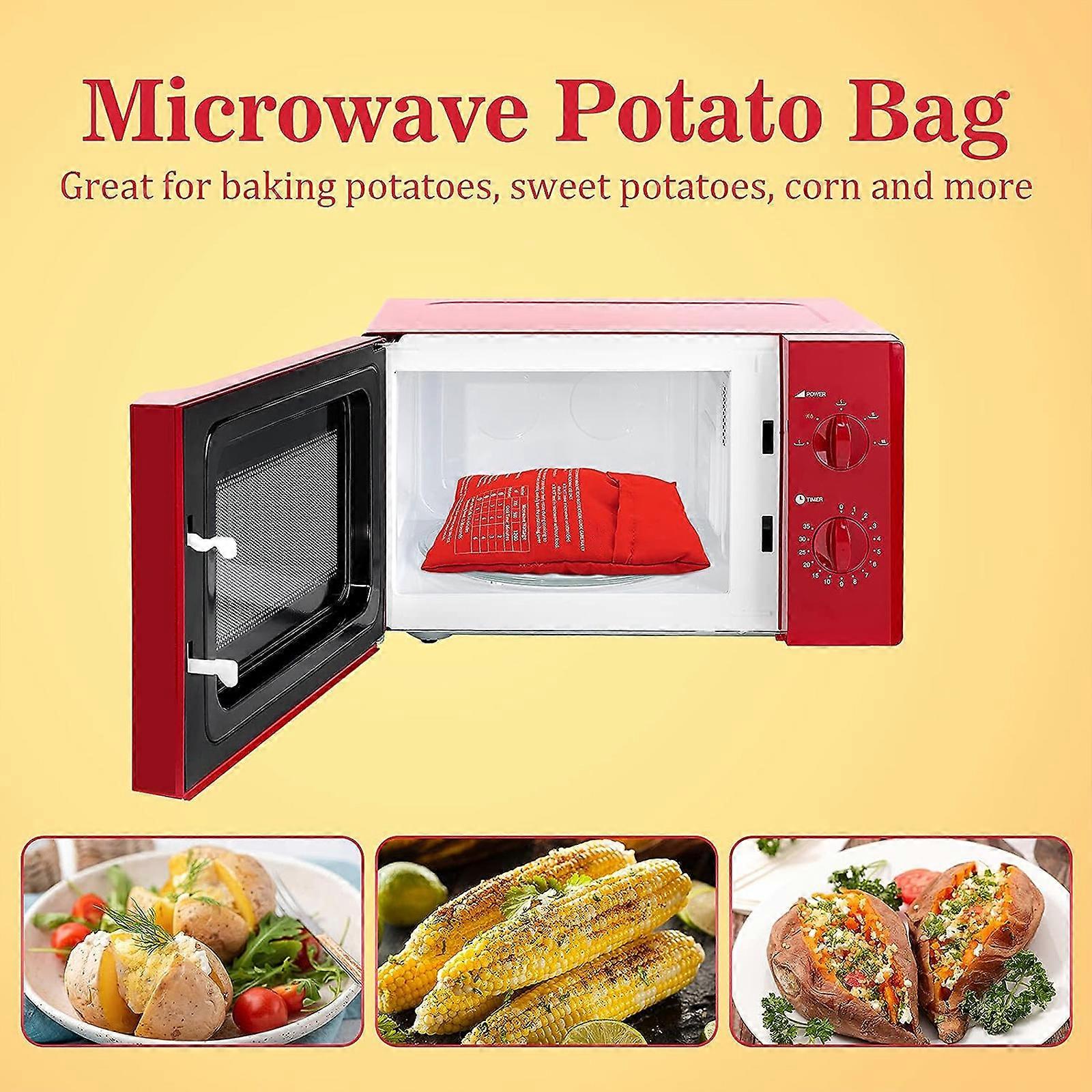 Microwave Potato Cooker Bag, Reusable Potato Express Pouch, Perfect ...