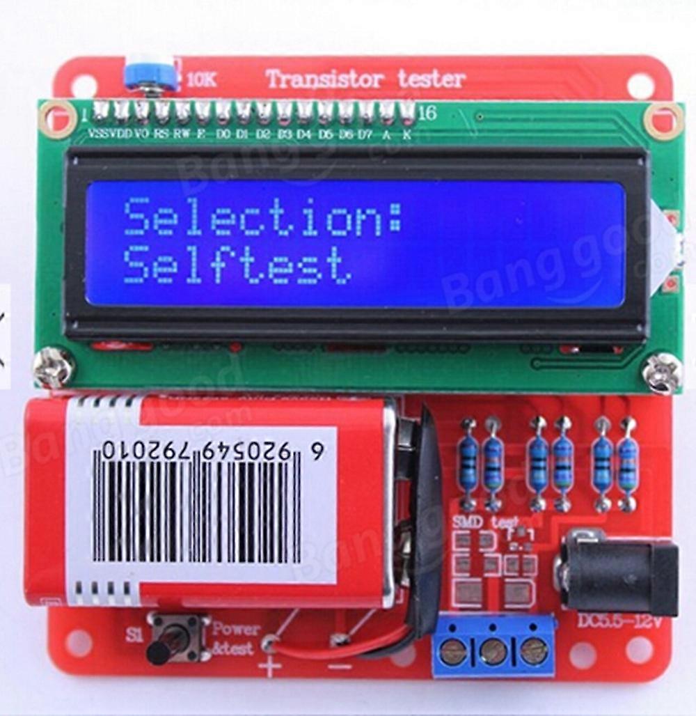 DIY Multifunction Transistor Tester Kit For LCR ESR Transistor PWM ...