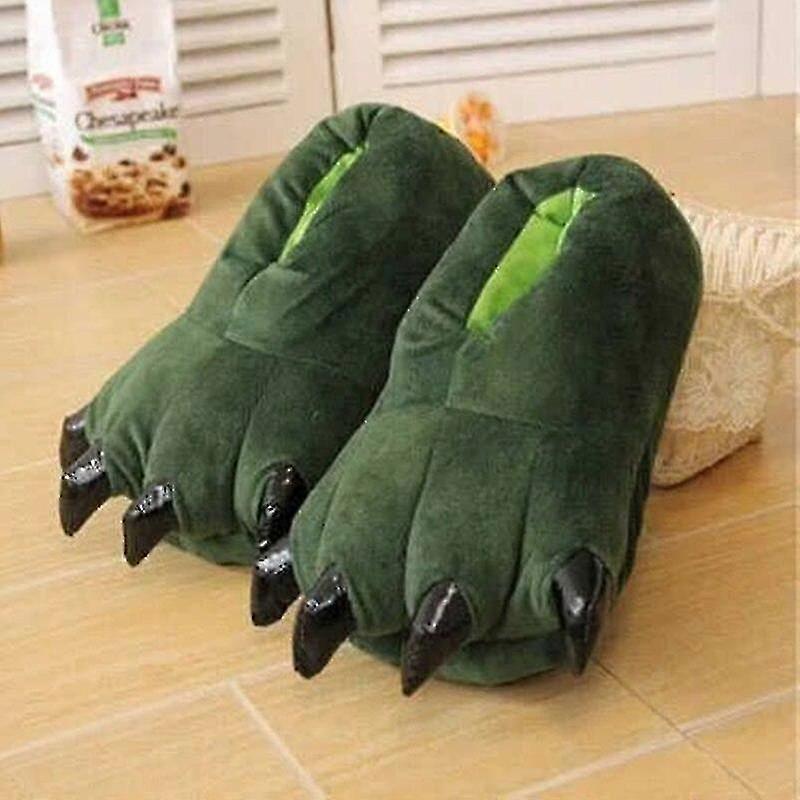 Winter Warm Soft Indoor Floor Slippers Creative Animal Children Women ...