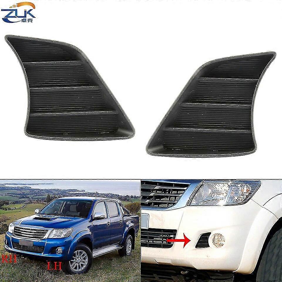 Front Bumper Mesh Grille Fog Lamp Frame Cover Hood Garnish For Toyota ...