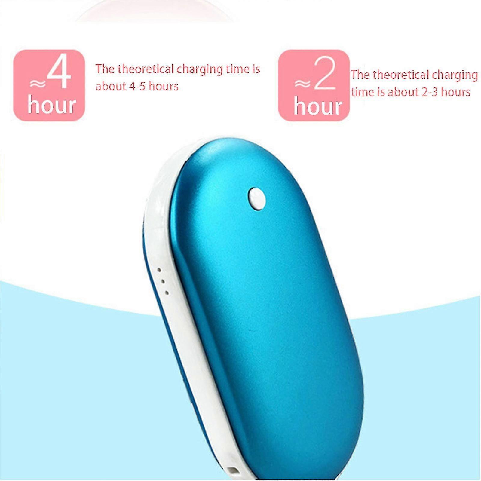 2 Pack Rechargeable Hand Warmers Usb Power Bank Electric Pocket Heater ...
