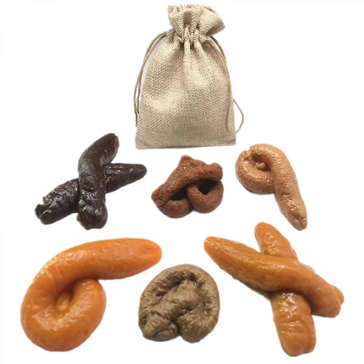 SDIGV Topaty Fake Poo | Soft Simulation Dog Poop | 6 Different Shapes ...
