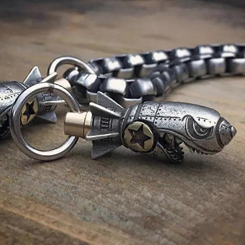 Shark Rocket Bomb Keychain, Skull Bottle Keychain, Skull Keychain ...